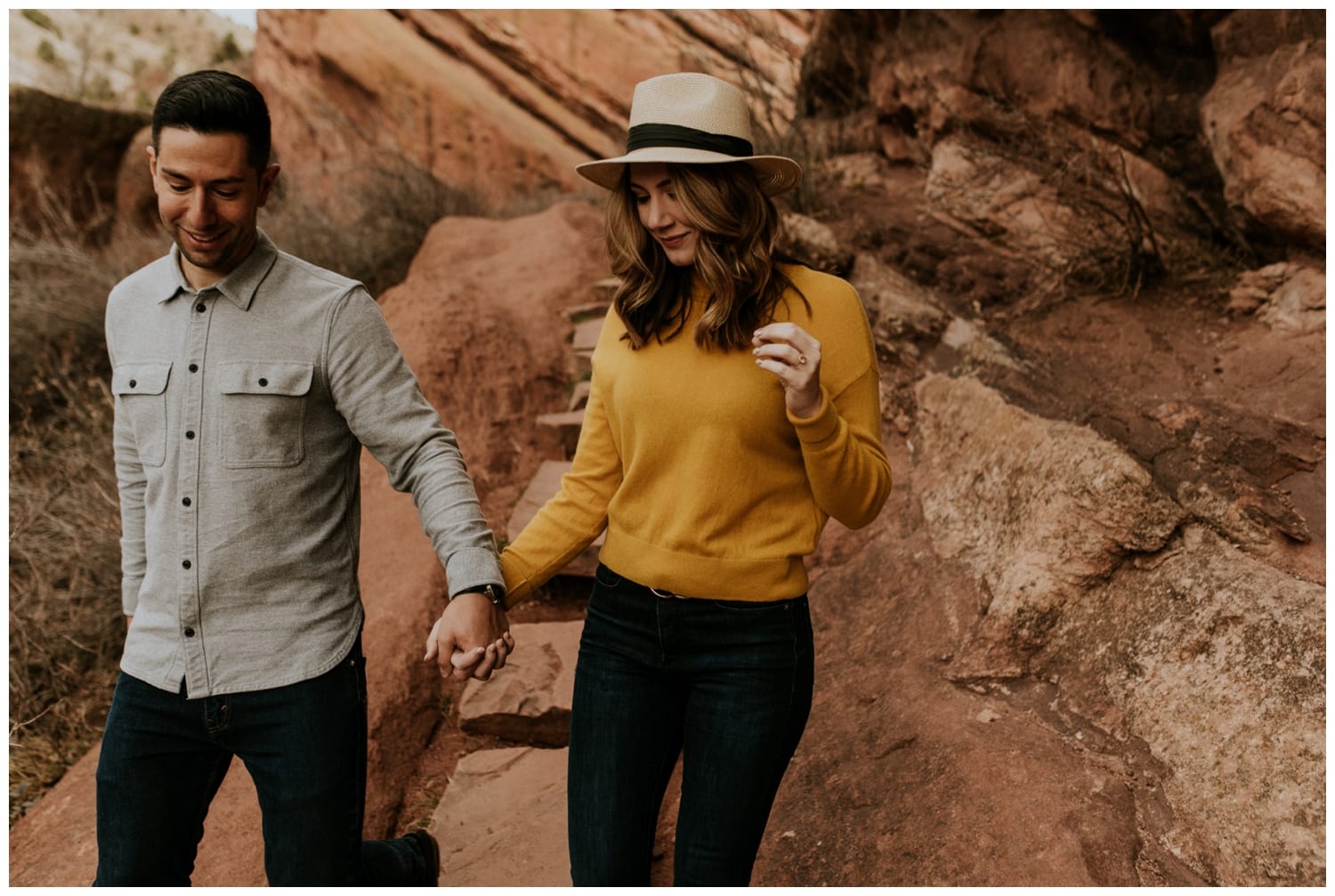 Red Rocks Amphitheater Engagement Session | Sarah + Kyle | Shelly ...