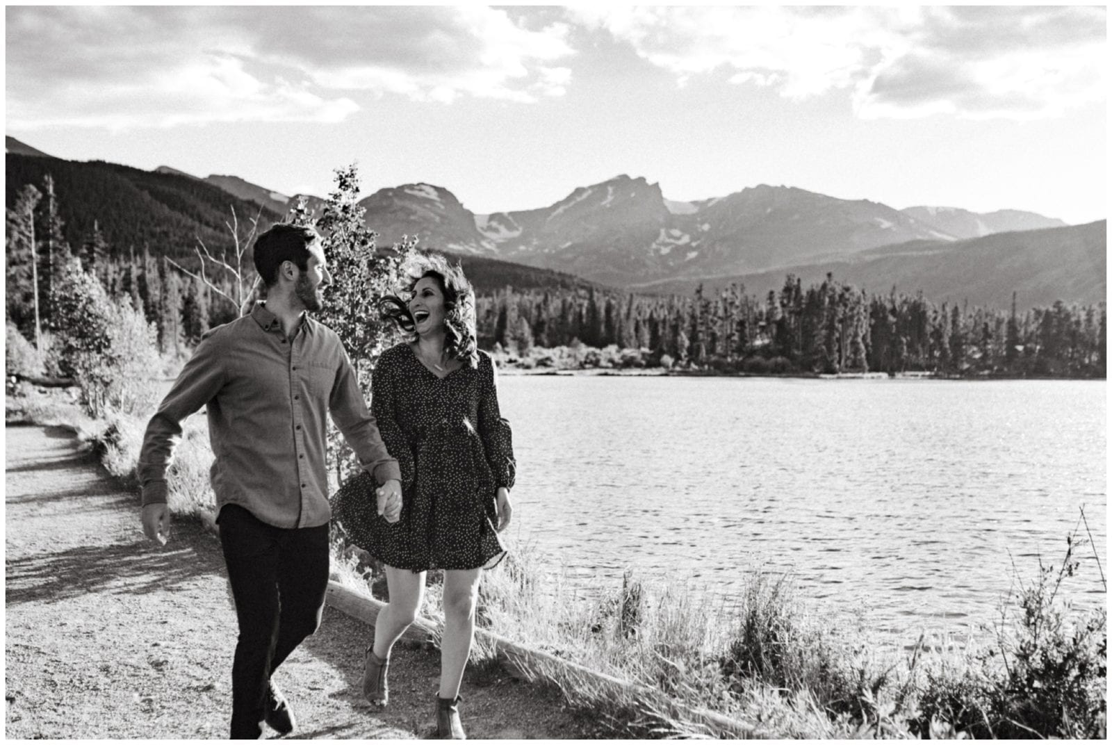 Sprague Lake Engagement in Rocky Mountain National Park | Liza + Stu ...