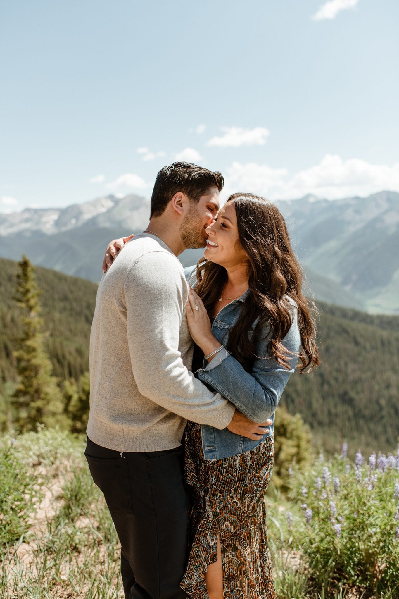 Aspen Engagement Session in the Summer| Becca + Zack
