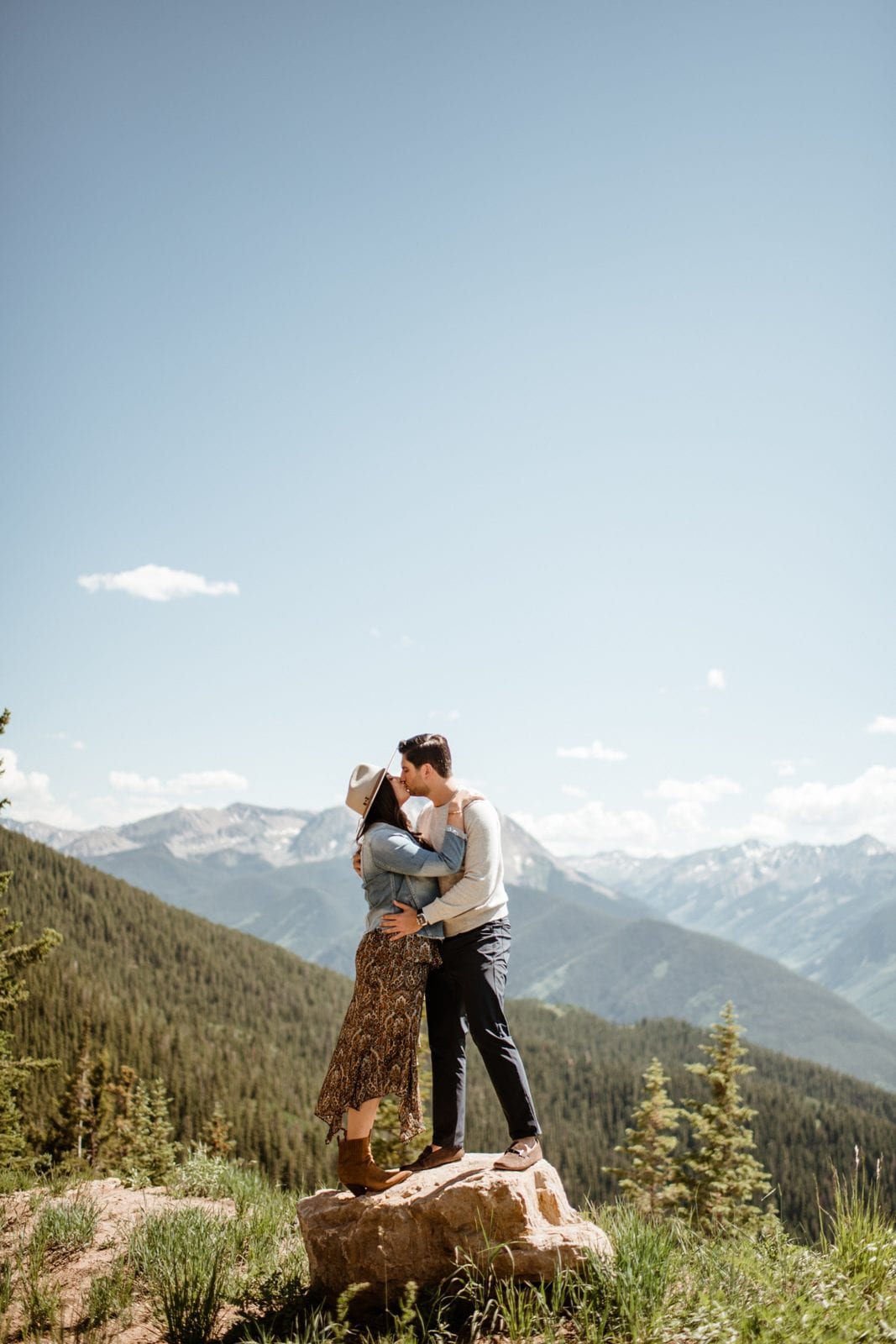 Aspen Engagement Session in the Summer| Becca + Zack