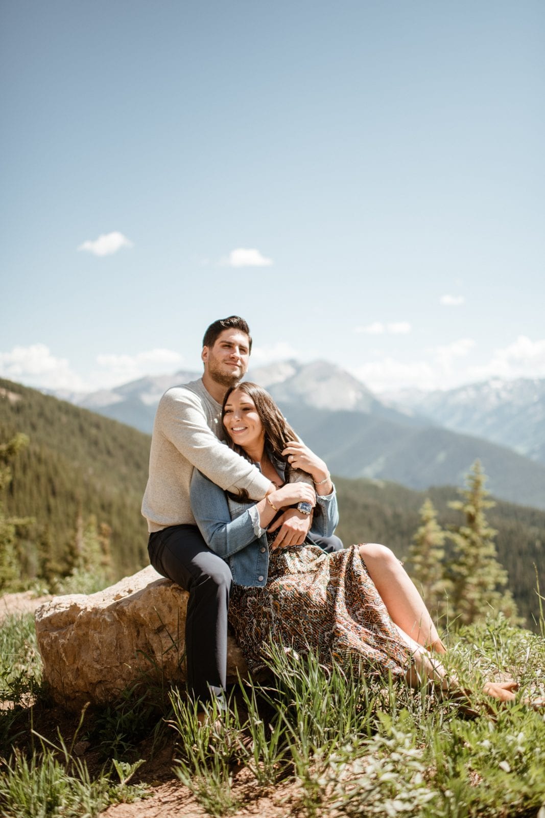 Aspen Engagement Session in the Summer| Becca + Zack