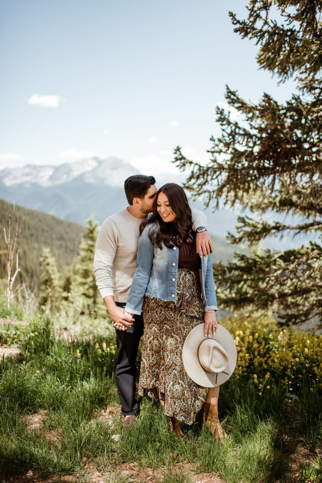 Aspen Engagement Session in the Summer| Becca + Zack