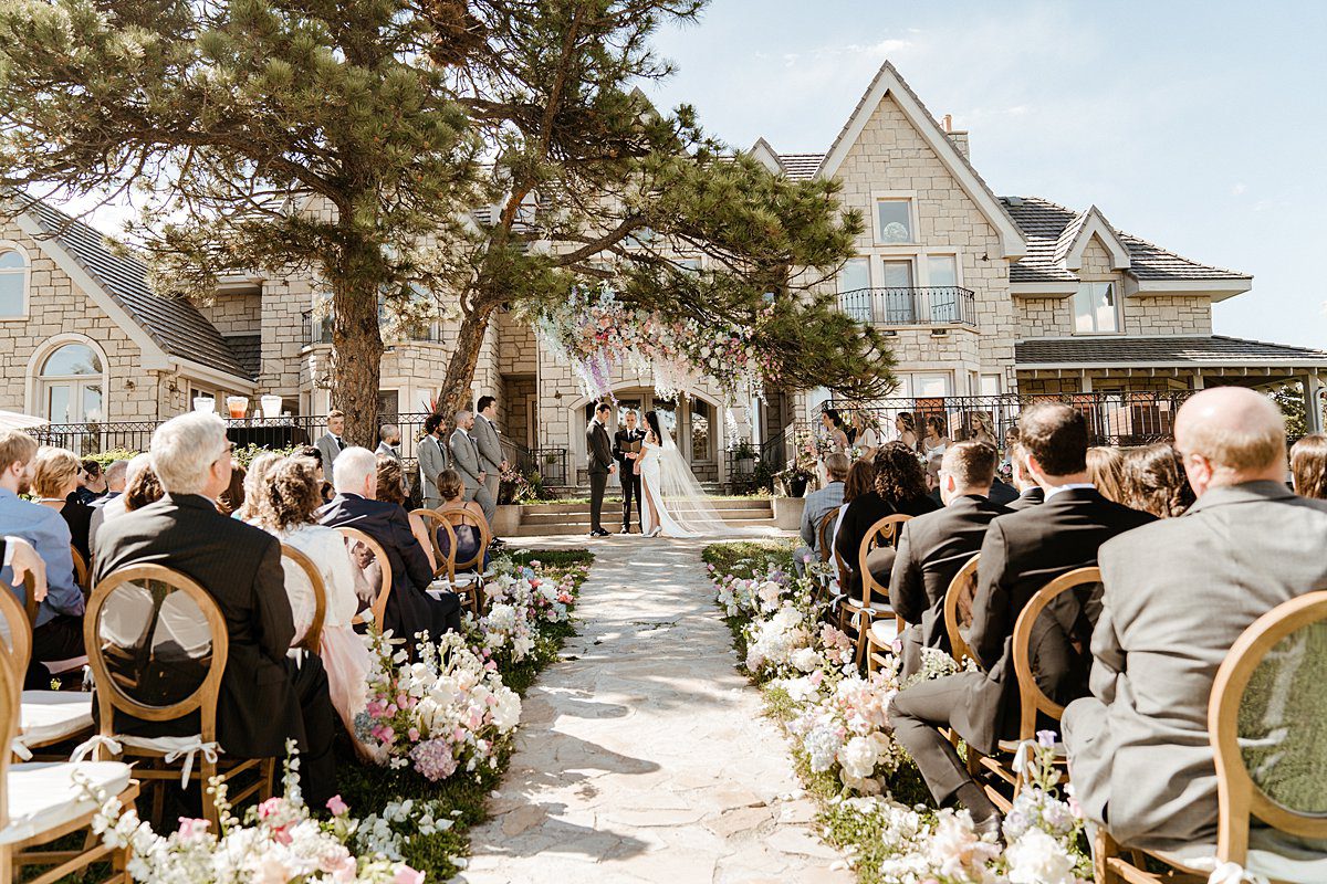 Stylish Greystone Castle Wedding in Boulder | Taylor + Nic