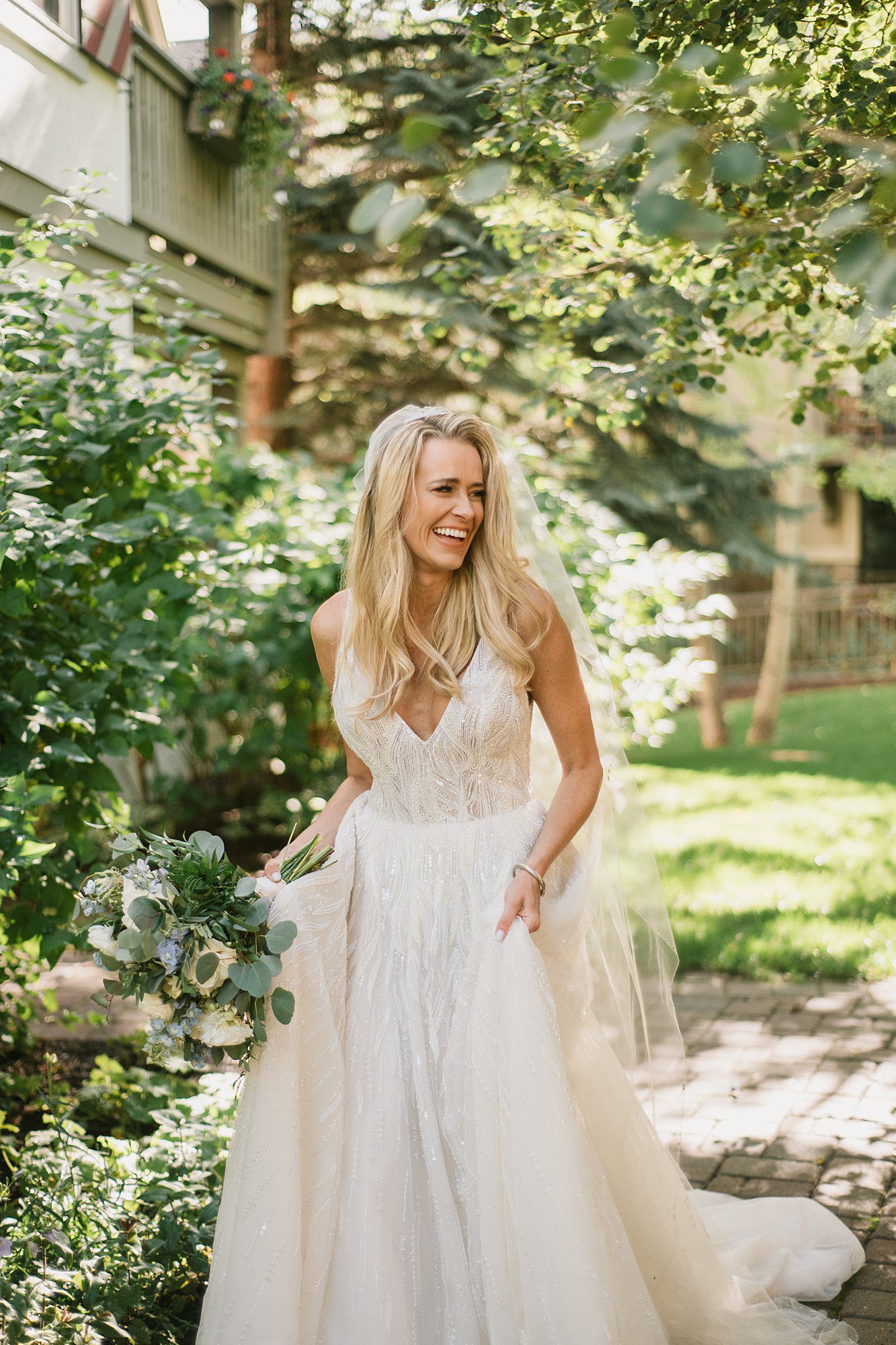 Four Seasons Vail Wedding Over the Pool | Kelsey + Ben